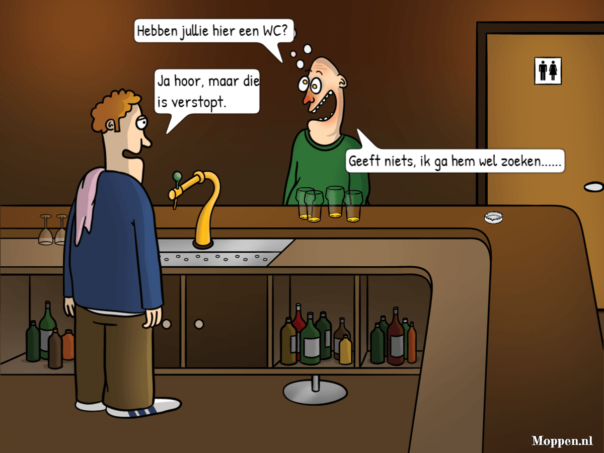 Moppen.nl - Mop: WC?